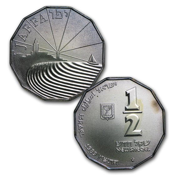 Buy 1989 Israel 3-Coin Gold & Silver Jaffa Sites of Holy Land Set | APMEX