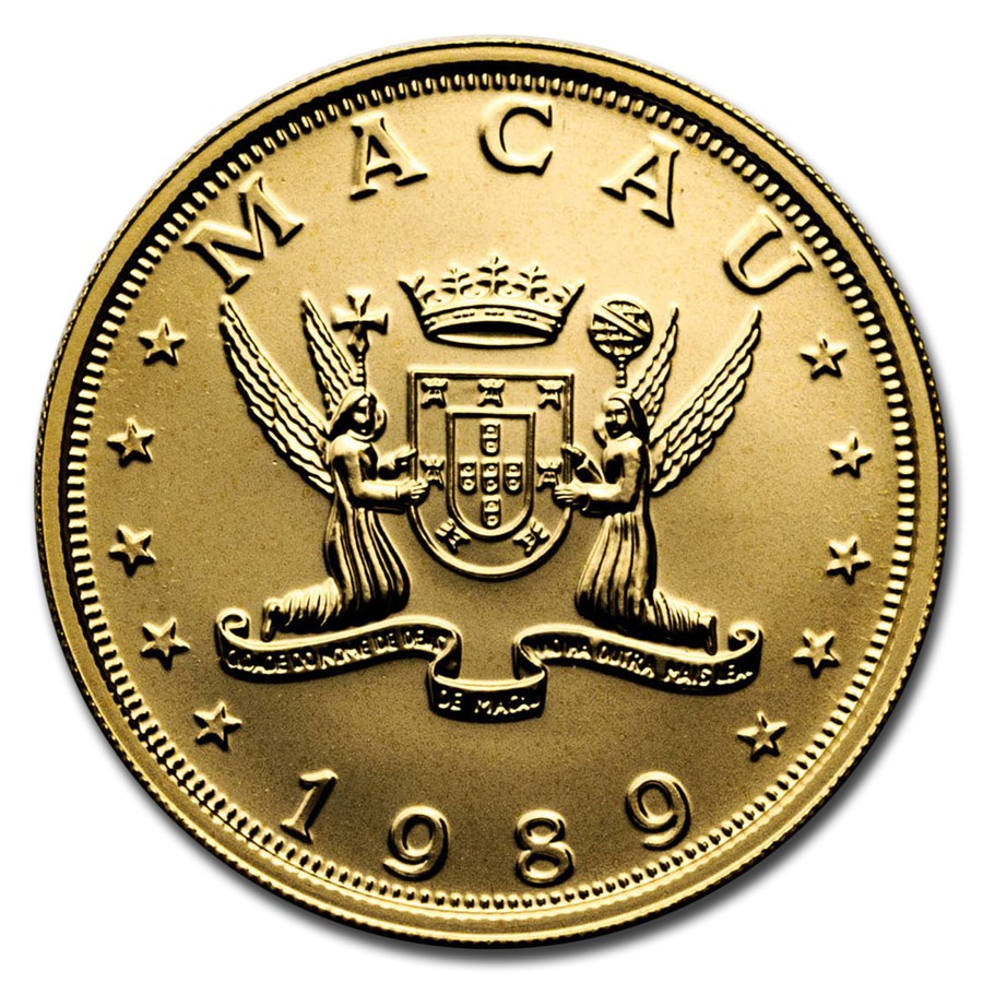 Buy 1989 Macau Gold 1000 Patacas Snake BU | APMEX