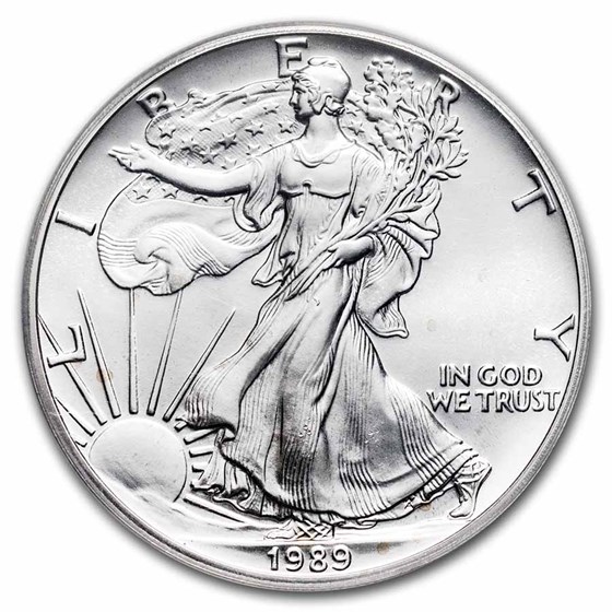Buy 1989 Silver Eagle MS-68 PCGS (Error, Minor Die Chip) | APMEX