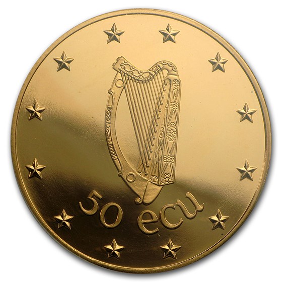 Buy 1990 Ireland Gold 50 Ecu Red Deer PR-69 PCGS | APMEX