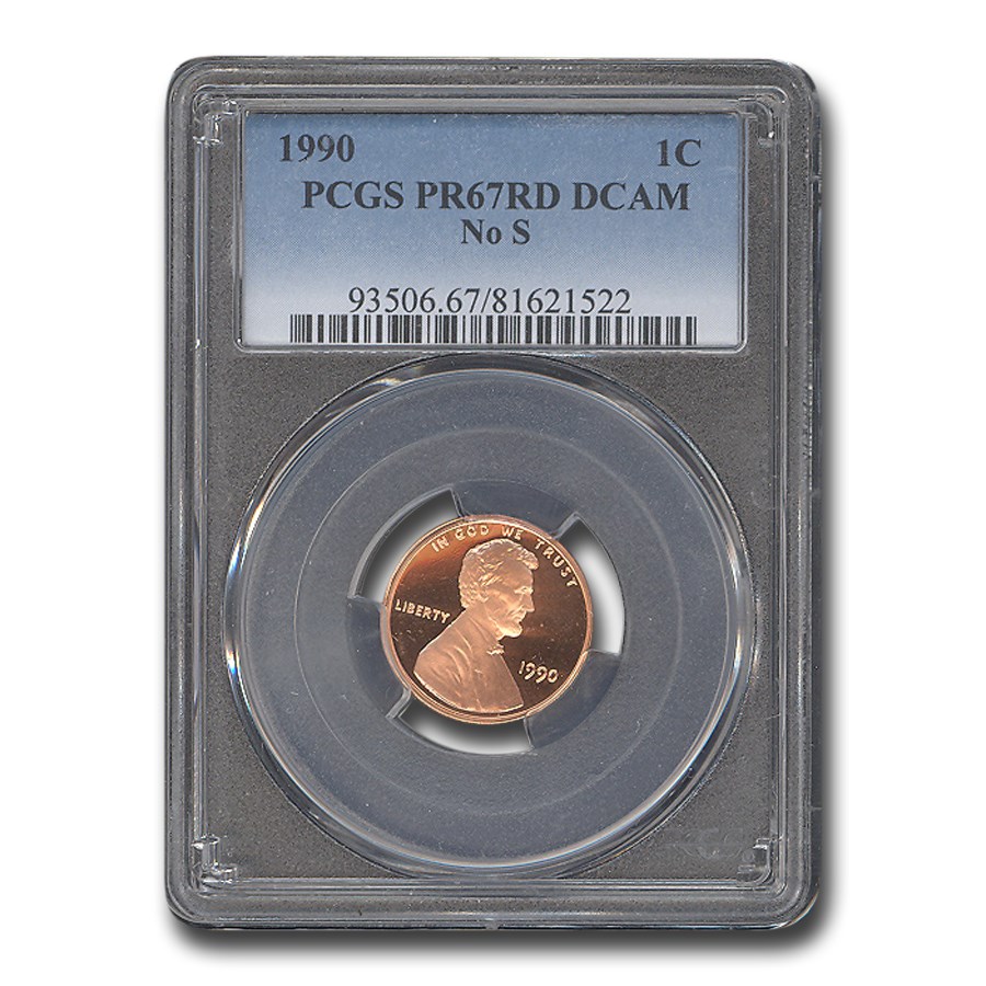 Buy 1990 No S Lincoln Cent PR-67 DCAM PCGS | APMEX