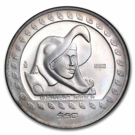 1992-1994 Mexico Pre-Columbian Series Silver 12-Coin Set BU