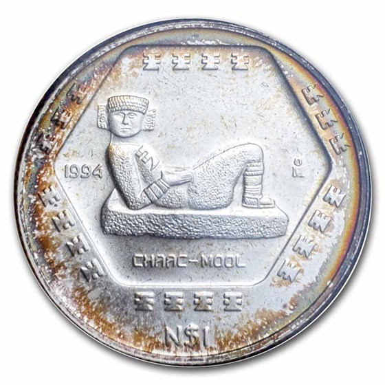 1992-1994 Mexico Pre-Columbian Series Silver 12-Coin Set BU