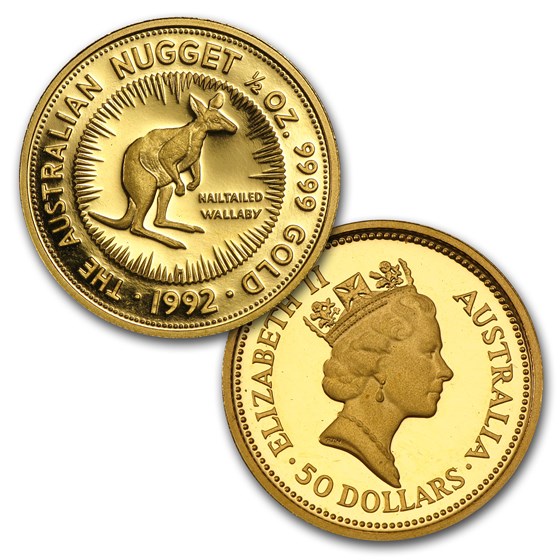 Buy 1992 Australia 5-Coin Gold Nugget Proof Set | APMEX