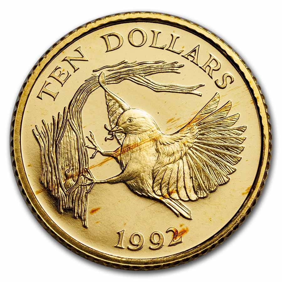 Buy 1992 Bermuda Gold $10 Proof (Eastern Bluebird) | APMEX