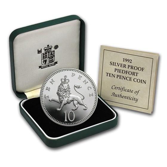 Buy 1992 Great Britain Silver 10 Pence Piedfort Proof | APMEX