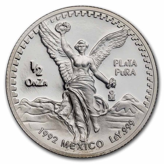 Buy 1992 Mexico 1/2 oz Silver Libertad PR-70 PCGS (Green Label) | APMEX
