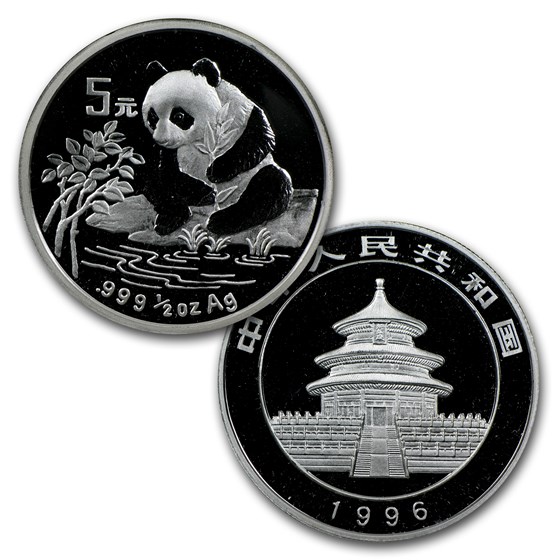 Buy 1993-1998 China 6-Coin Silver Panda 5 Yuan Set | APMEX
