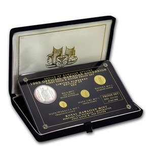 Buy 1993 4-Piece Hawaiian Gold & Silver Proof Set | APMEX