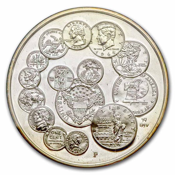 1993 5-Coin Proof Gold & Silver Philadelphia Set (Box/No CoA)