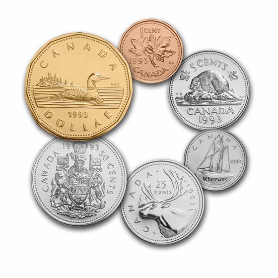 Buy 1993 Canada 6-Coin Specimen Set (Box & COA) | APMEX