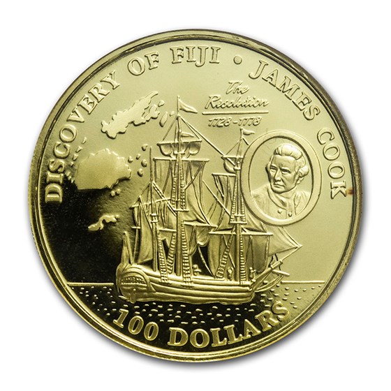 Buy 1993 Fiji Gold $100 Discovery of Fiji PF-69 NGC | APMEX