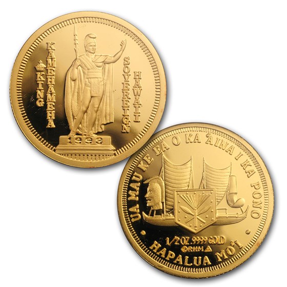 Buy 1993 Hawaii 5-Coin King Kamehameha Gold Proof Set | APMEX