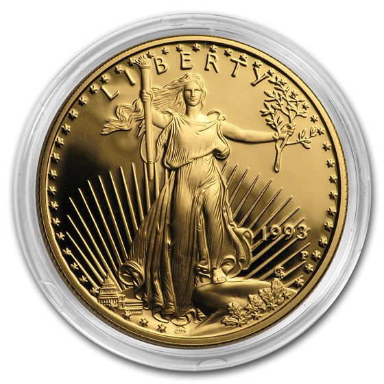 Buy 1993-P 1/2 oz Proof American Gold Eagle (Capsule Only) | APMEX