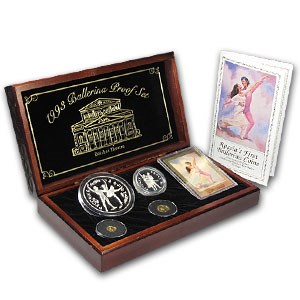 Buy 1993 Russia 4-Coin Gold/Silver Bolshoi Ballet Proof Set | APMEX