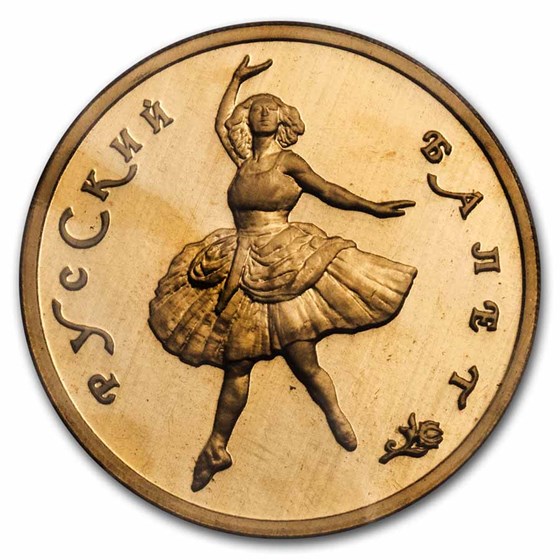 Buy 1993 Russia Bolshoi Ballet Gold Roubles 4-Coin Set | APMEX