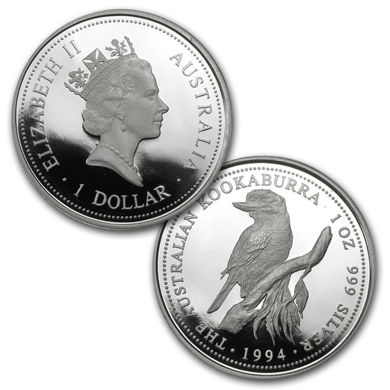 Buy 1994 Australia 4-Coin Silver Kookaburra Proof Set | APMEX