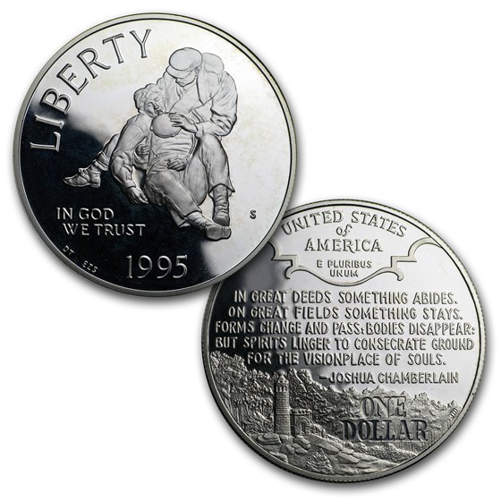 Buy 1995 3-Coin Commem Civil War Proof Set (w/Box & COA) | APMEX