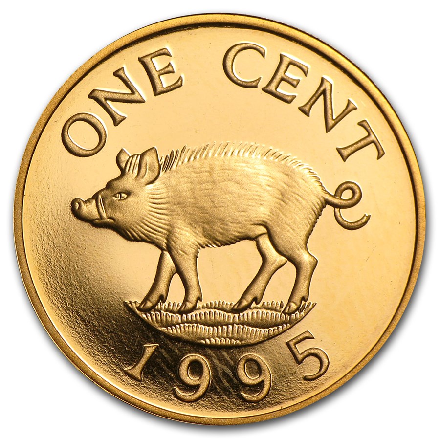 Buy 1995 Bermuda Proof Gold 1 Cent | APMEX