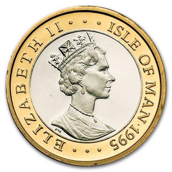 Buy 1995 Isle of Man Platinum/Gold Proof Angel & Noble Set | APMEX