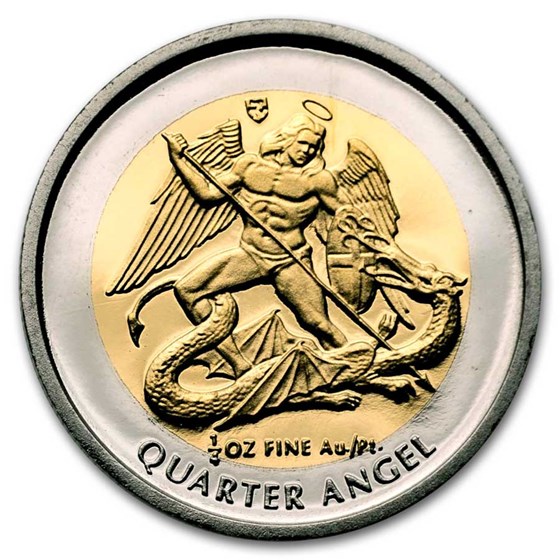 Buy 1995 Isle of Man Platinum/Gold Proof Angel & Noble Set | APMEX