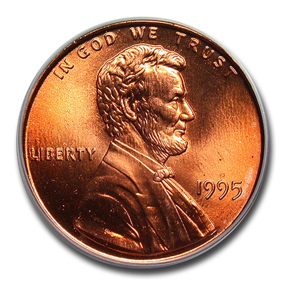 Buy 1995 Lincoln Cent Doubled Die Obv MS-68 PCGS (Red) | APMEX