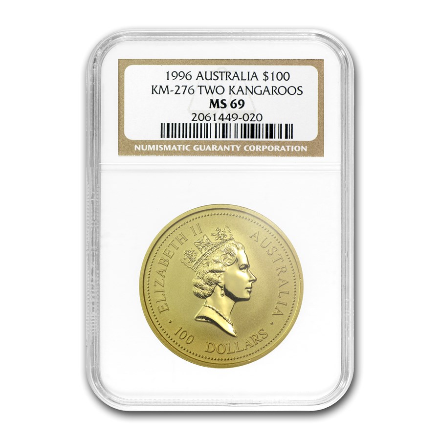 Buy 1996 Australia 1 oz Gold Nugget MS-69 NGC | APMEX