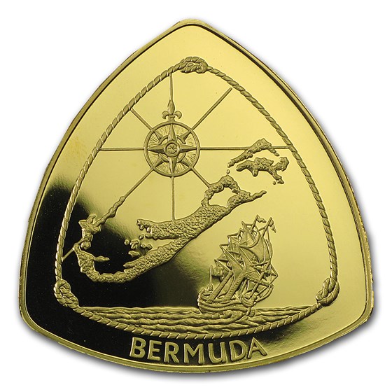 Buy 1996 Bermuda 1/2 oz Proof Gold $30 Triangle | APMEX