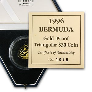 Buy 1996 Bermuda 1/2 oz Proof Gold Coin $30 Triangle | APMEX