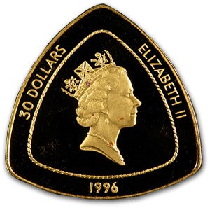 Buy 1996 Bermuda 1/2 oz Proof Gold Coin $30 Triangle | APMEX