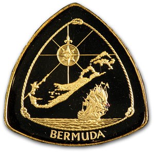 Buy 1996 Bermuda 1/2 oz Proof Gold Coin $30 Triangle | APMEX