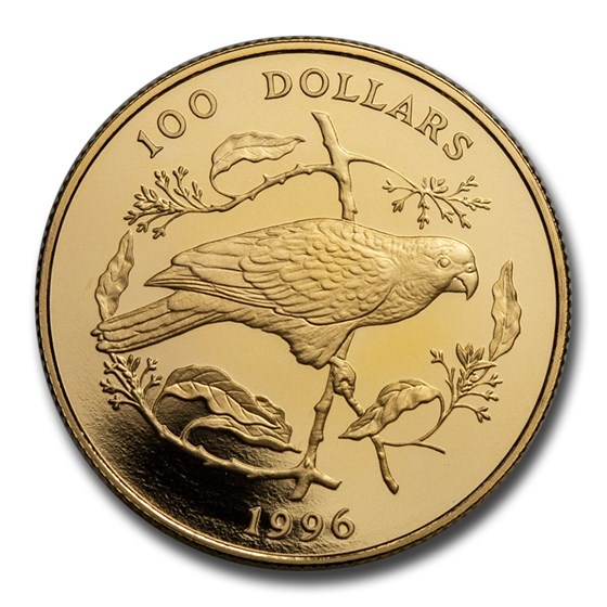 Buy 1996 Cayman Islands Proof Gold 100 Dollars Parrot | APMEX