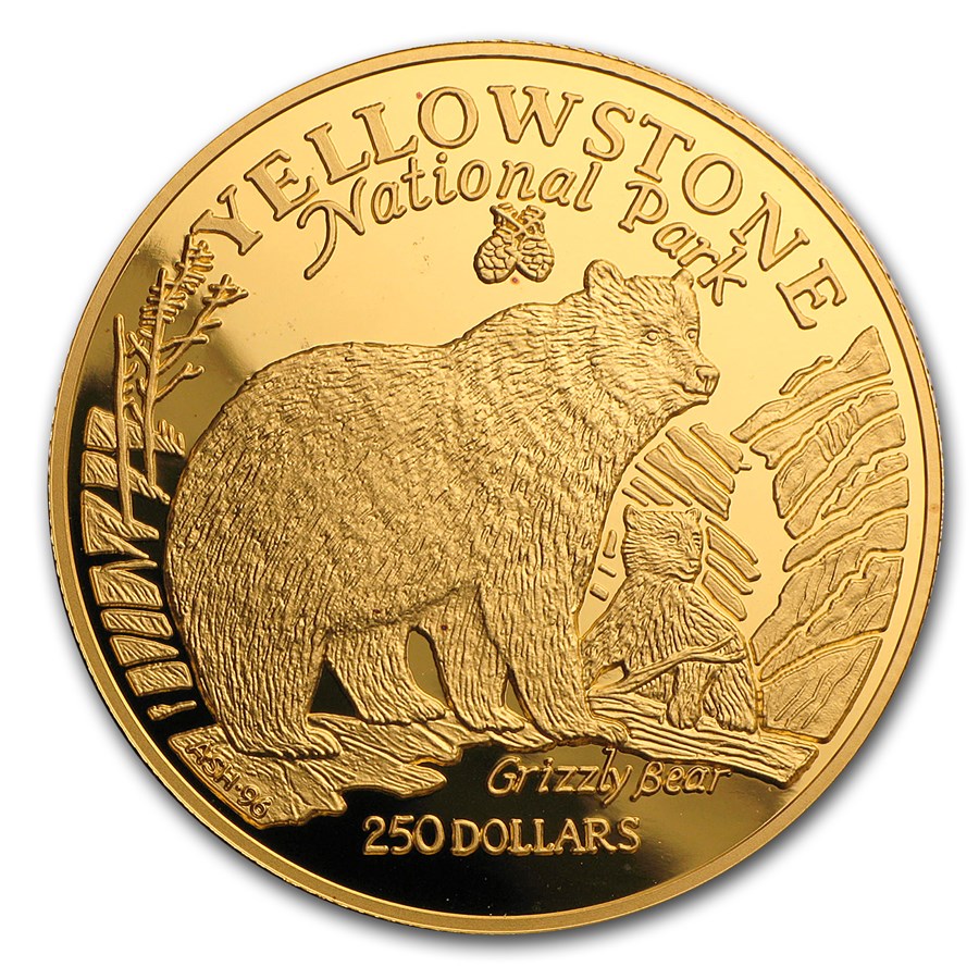 Buy 1996 Cook Islands Gold $250 (Bear & Cub) | APMEX