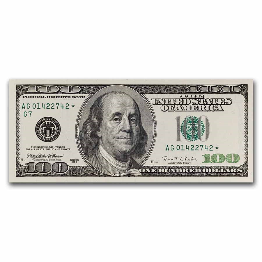 Buy 1996* (G-Chicago) $100 FRN CU (Fr#2175-G*) Star Note! | APMEX