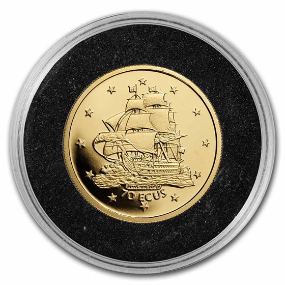 Buy 1996 Gibraltar Proof Gold 1/5 oz 70 ECUS (HMS Victory) | APMEX
