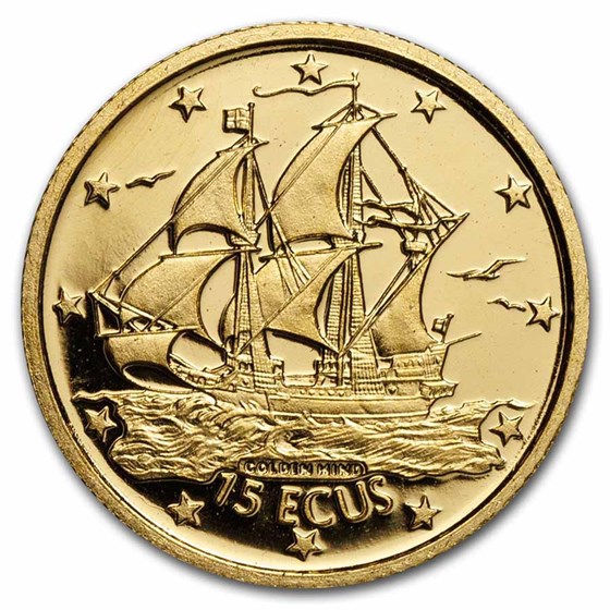 Buy 1996 Gibraltar Proof Gold 15 ECUS (HMS Victory) | APMEX