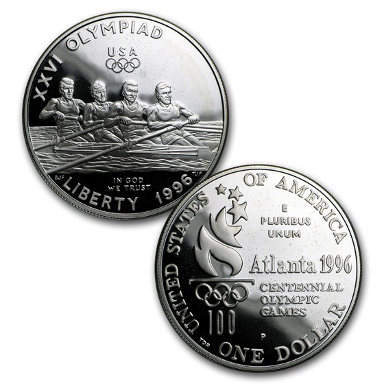 Buy 1996-P 2-Coin Olympic Rowing and High Jump Proof Set | APMEX