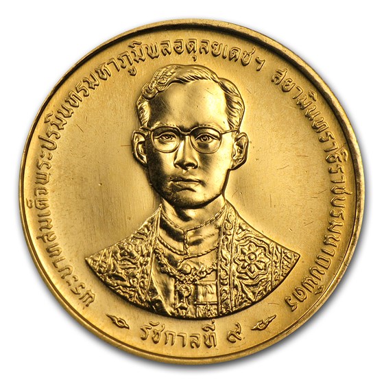 Buy 1996 Thailand Gold 3000 Baht 50th Anniv Reign of King Rama IX | APMEX