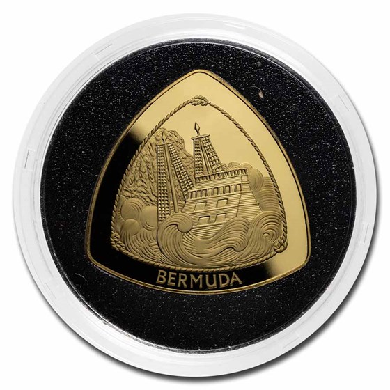 Buy 1997 Bermuda 1 oz Gold $60 Sea Venture Triangle Proof | APMEX
