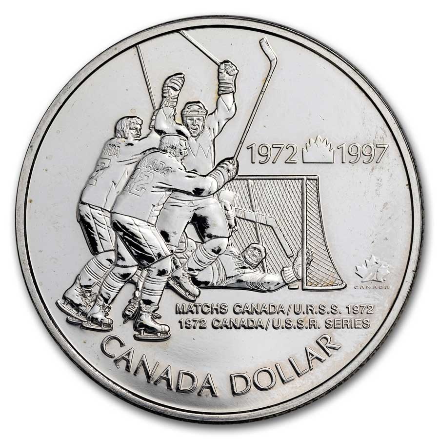 Buy 1997 Canada Silver Dollar BU (Hockey Victory) | APMEX