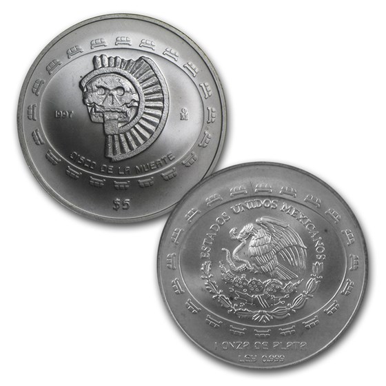 Buy 1997 Mexico 3-Coin Silver Disco De La Muerte Set BU (Sealed) | APMEX