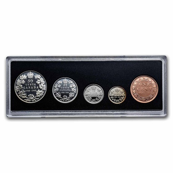 Buy 1998 Canada 90th Anniversary of the Mint 5-Coin Proof Set | APMEX