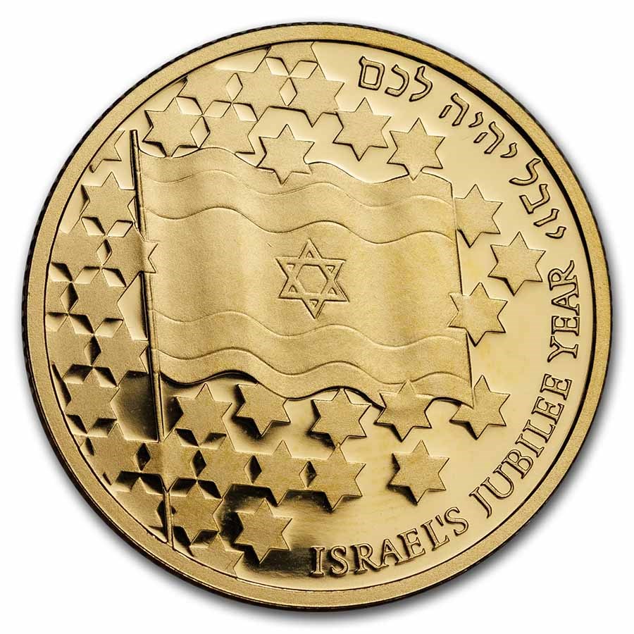 Buy 1998 Israel Gold 10 New Sheqalim 50th Independence Day Proof | APMEX