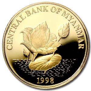 Buy 1998 Myanmar Gold 5,000 Kyat Proof | APMEX