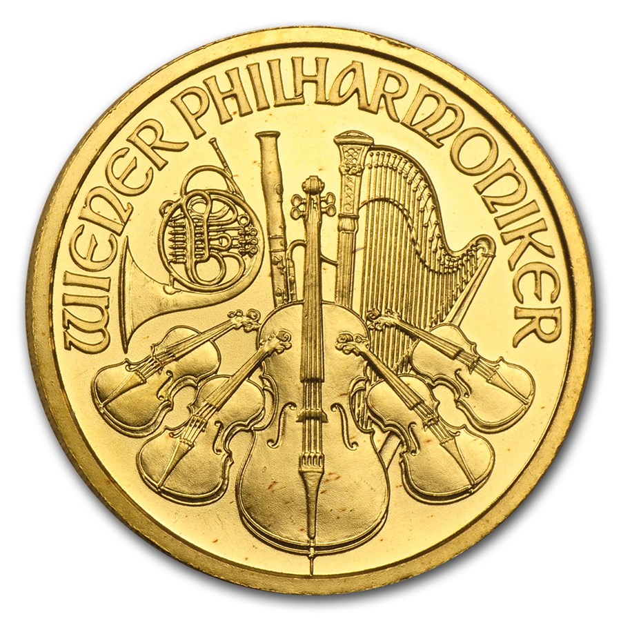Buy 1999 Austria 1/2 oz Gold Philharmonic BU | APMEX