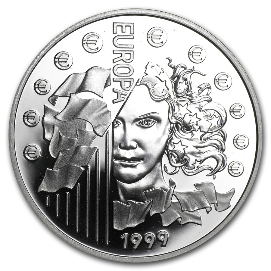 Buy 1999 France Silver Euro Conversion Coin BU | APMEX
