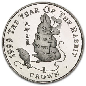 Buy 1999 Gibraltar 1 Crown Peter Rabbit BU | APMEX