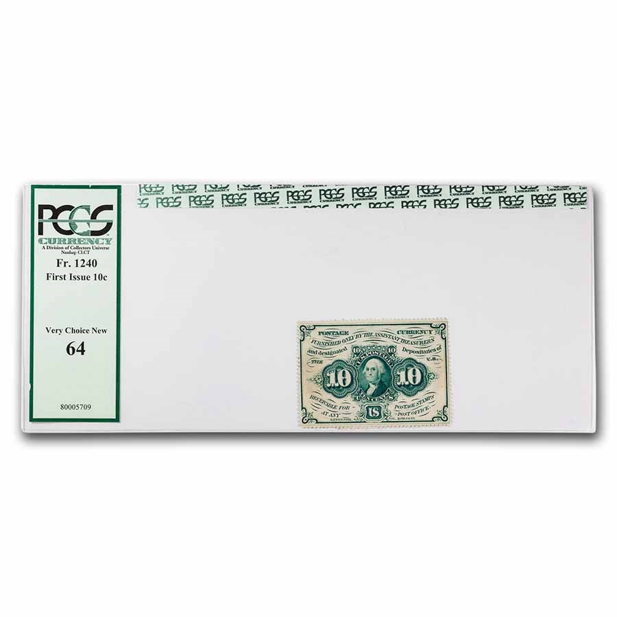 Buy 1st Issue Fractional Currency 10 Cents CU-64 PCGS (Fr#1240) | APMEX