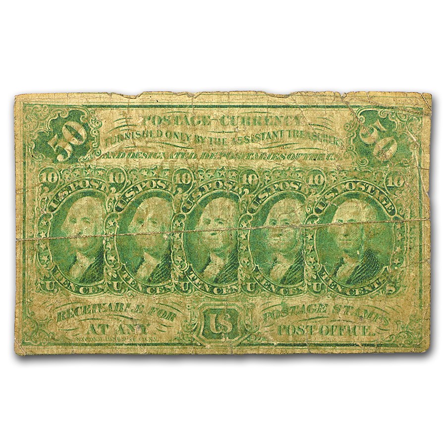 Buy 1st Issue Fractional Currency 50 Cents VG (FR#1312) | APMEX