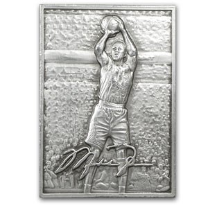 Buy 2.2 oz Silver Bar - Michael Jordan | APMEX